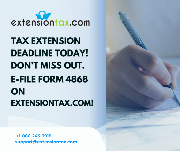 Last-Minute Lifeline: Secure Your Tax Extension by E-filing Form 4868 ...